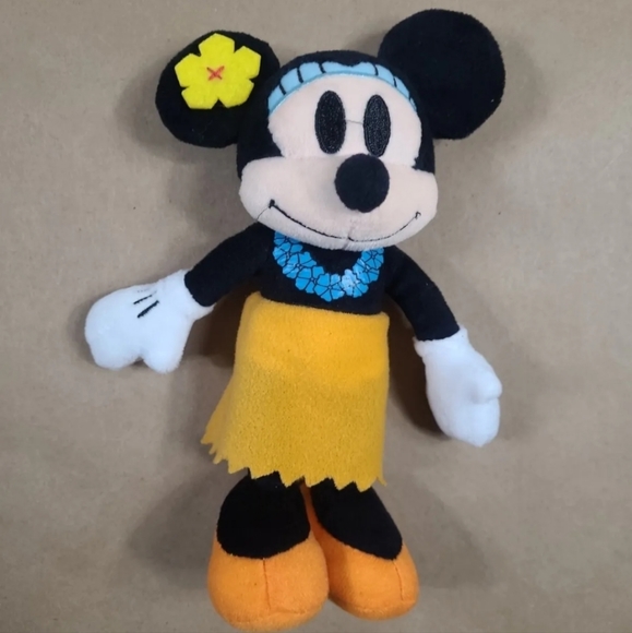 Toys | Walt Disney Minnie Mouse Hawaiian Dress 8 Just Play Plush Aloha ...